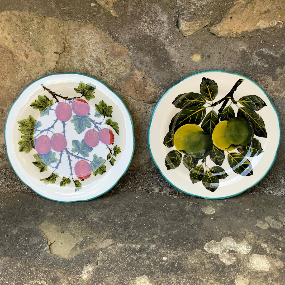 Wemyss Ware Red Gooseberries Gordon Plate GBC | Griselda Hill Pottery